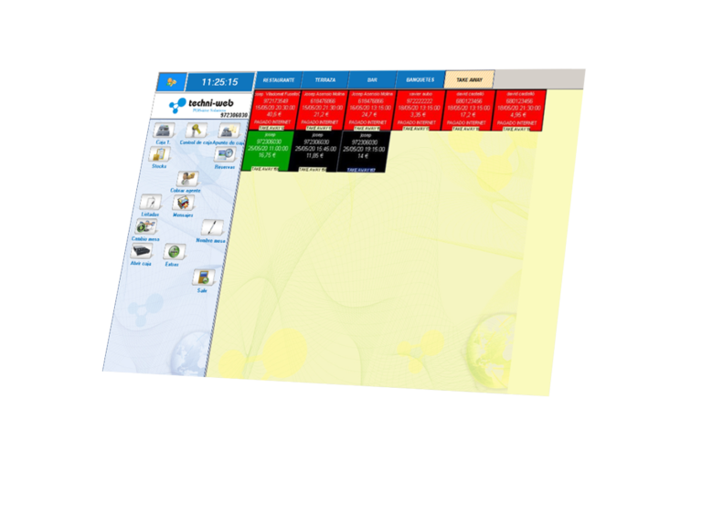 Take Away management with Techni-Web | Software TPV
